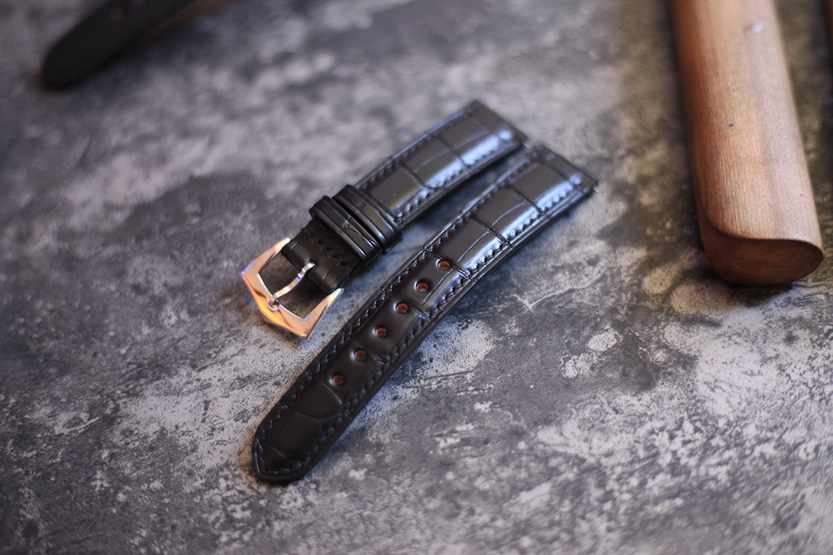 Alligator Leather Watch Straps — Exotic Handcrafted Bands – Aug Leather
